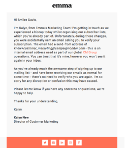 Erratum in Email Samples - Dialog Insight